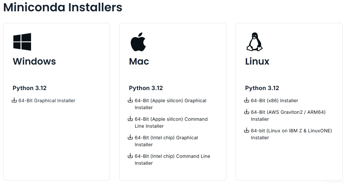 minicondaの使い方！インストールから基本コマンド